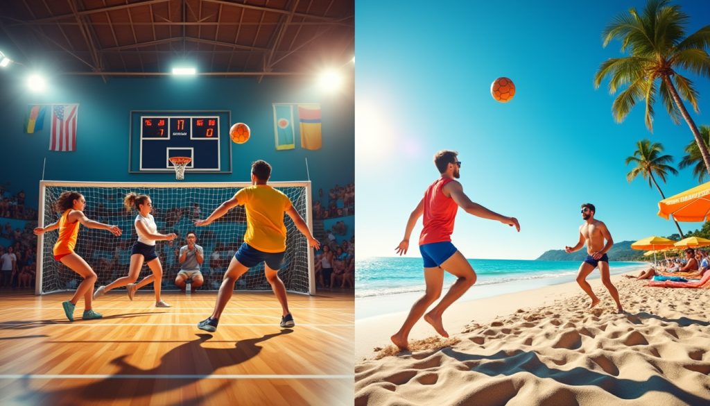 Les différences entre le handball en salle et le beach handball - HVC ...