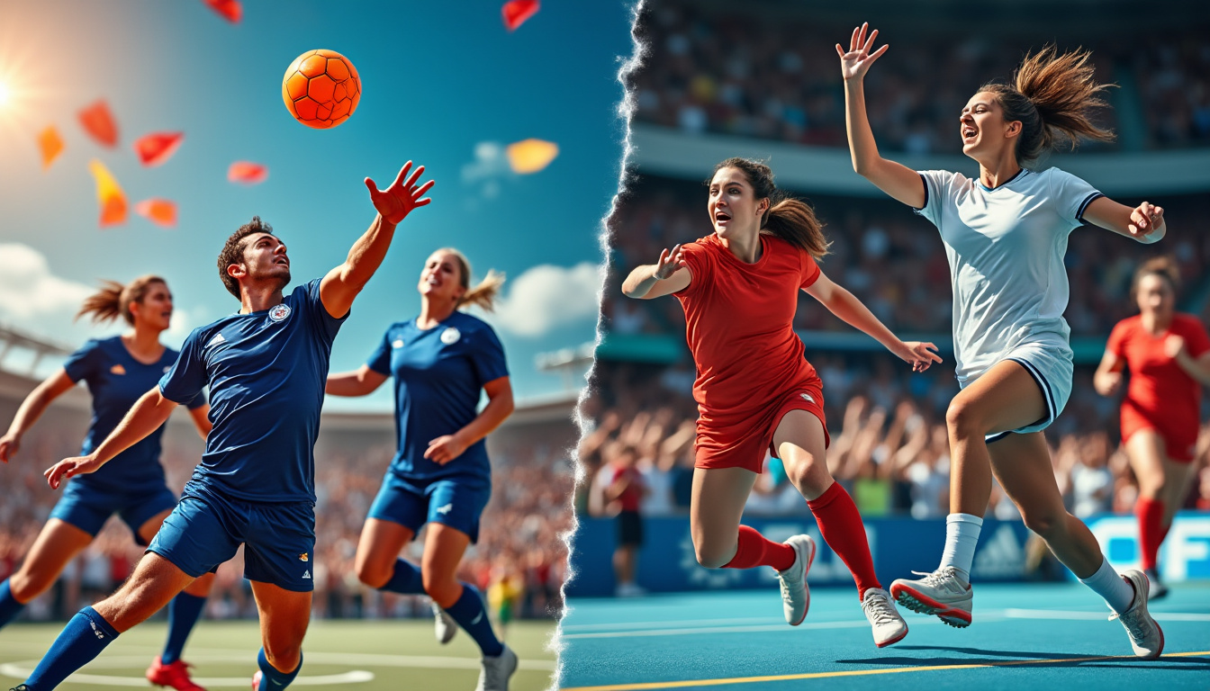 Comparaison entre le handball masculin et féminin - HVC HB - News ...