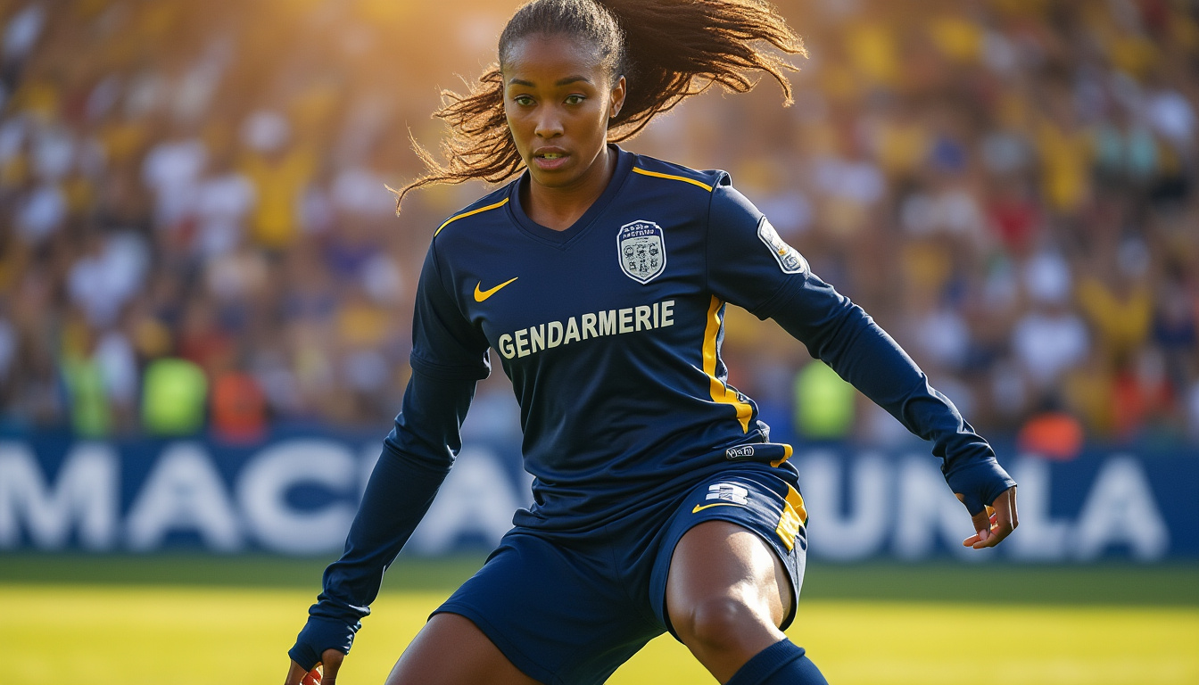 Irysse Machometa : un parcours inspirant entre football et gendarmerie ...