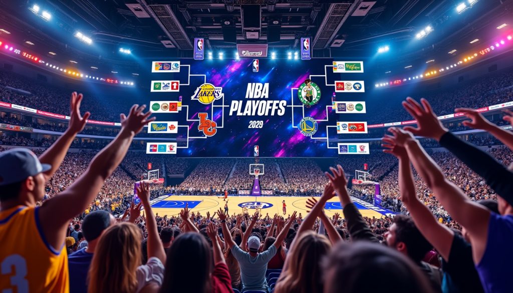 NBA Playoffs 2025 : découvrez le tableau officiel des affrontements ...