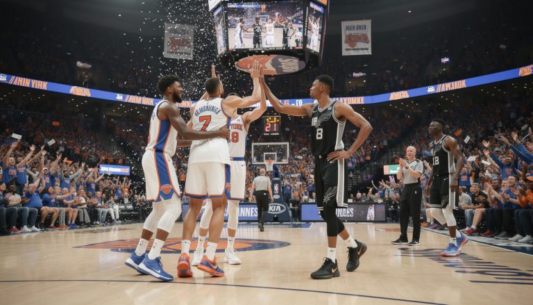 NBA : Les New York Knicks triomphent face aux San Antonio Spurs de ...