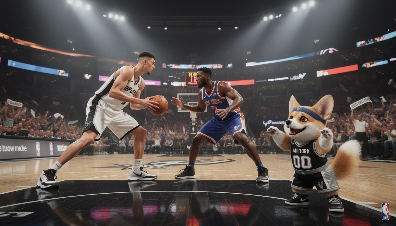 San Antonio-New York : selon le chien Air Corgi, Wembanyama et les ...